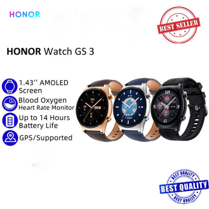 Honor Watch GS 3 Fitness Smartwatch | Curved Screen with Premium Design ...