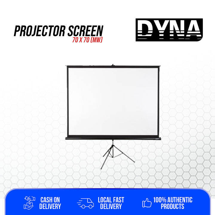 Dyna Vesta Tripod Projector Screen 70x70 (MW) | Lazada PH