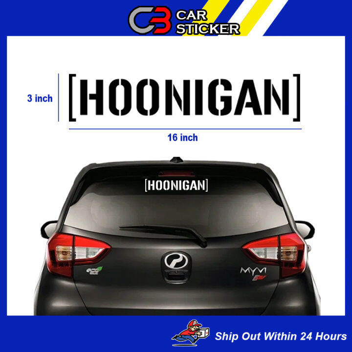 HOONIGAN CAR STICKER / CS633 | Lazada