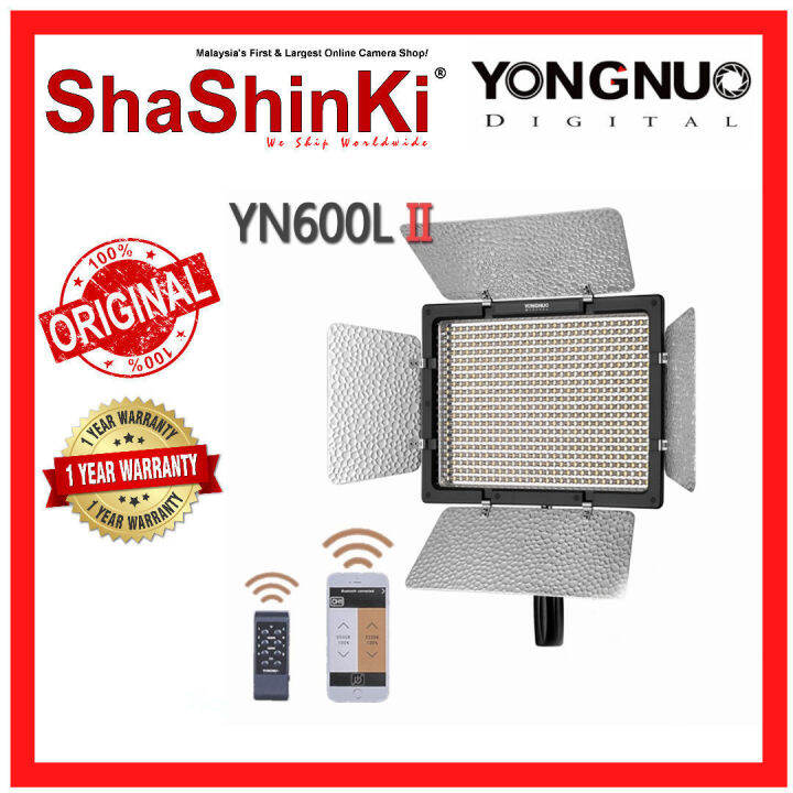 [READY STOCK] YongNuo YN-600L II ProLED Camera Video Light With Colour ...