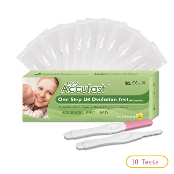 5 Tests ACCUFAST One Step Ovulation Test Kit Midstream Pen 99.99% ...