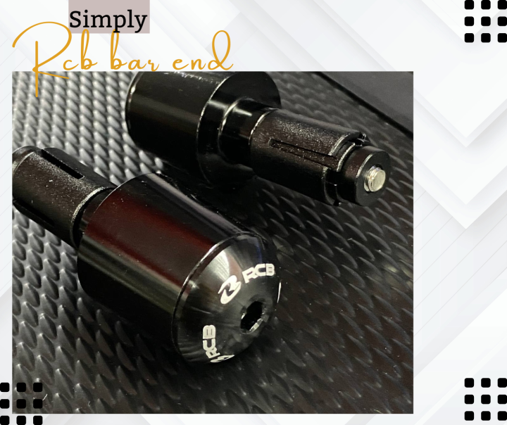 racin boy handle grip bar end balancer black | Lazada PH