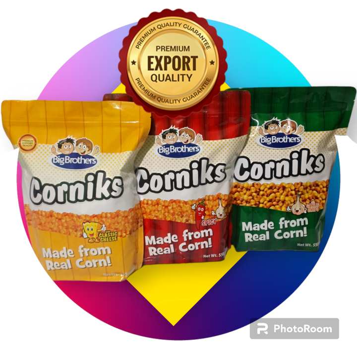 Big Brothers Corniks 550 grams assorted 90g x 3's | Lazada PH