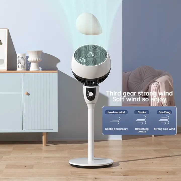 Electric Stand Fan Vertical Turbo Air Circulation Fan Desk Fan Electric ...