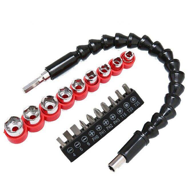 Screwdriver Extension Flexible / Fleksibel mata Bor Obeng / sambungan ... Screwdriver Extension Flexible / Fleksibel mata Bor Obeng / sambungan ...