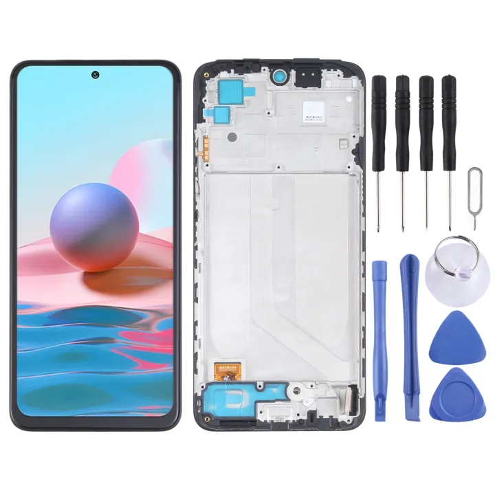 OLED Material LCD Screen and Digitizer Full Assembly With Frame for ...