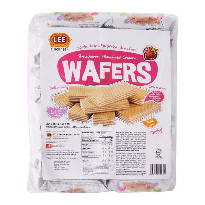 Lee Strawberry Cream Wafers | Lazada Singapore