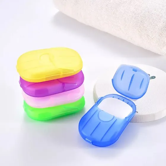 MIC. Mini Disinfecting Disposable Toilet Soap Slice Sheets Washing ...