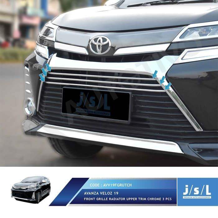 JSL Lis Grill Avanza / Xenia / Veloz 2019 Front Grille Trim Blacktivo ...