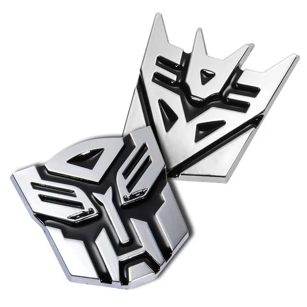 1 x Metal Autobot Transformer Deception Car Emblem Sticker | Lazada PH