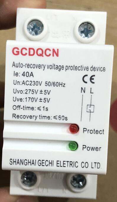 Automatic Recovery Voltage Protector Over Voltage And Under Voltage ...