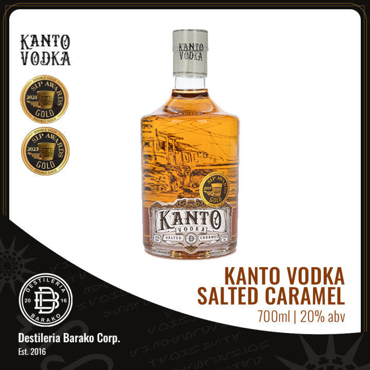 Kanto Salted Caramel Vodka | Kanto | Destileria Barako | 700ml | 20% ...