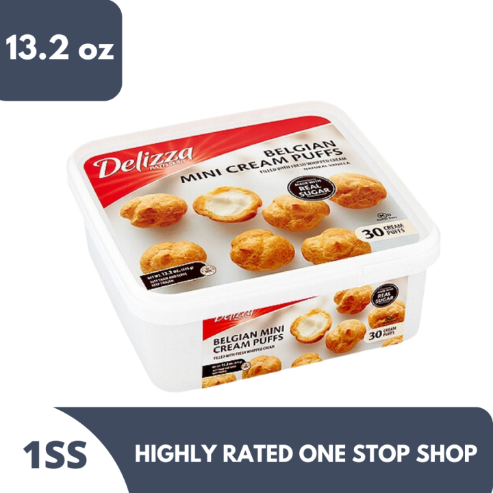 Delizza Patisserie Belgian Mini Cream Puffs 30's 13.2 oz | Lazada PH