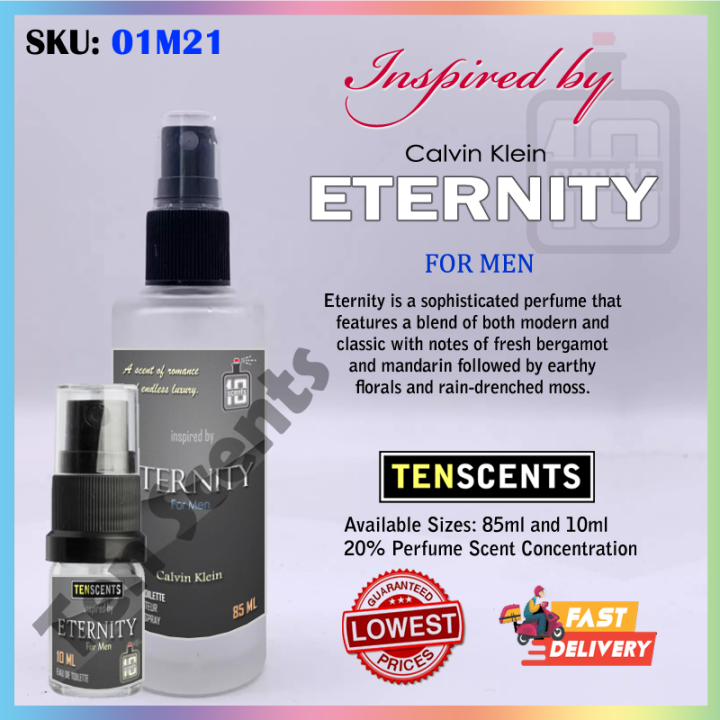 TENSCENTS ETERNITY Inspired Oil Based Perfume for Men | Lazada PH