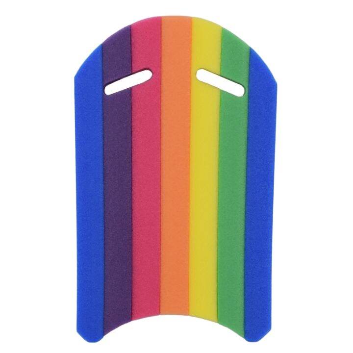 Kids Adults Rainbow Swimming Kickboard Foam Float Kick Board Pool ...