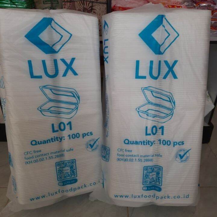 styrofoam bubur / styrofoam nasi tanpa sekat / tempat nasi catering isi ...