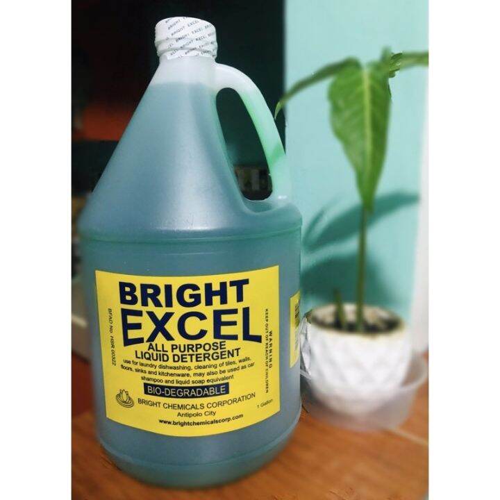 BRIGHT EXCEL All Purpose Liquid Detergent 1 Gallon | Lazada PH