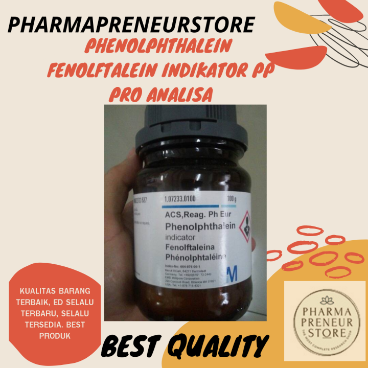 PHENOLPHTHALEIN / FENOLFTALEIN / INDIKATOR PP PRO ANALISA PER GRAM ...