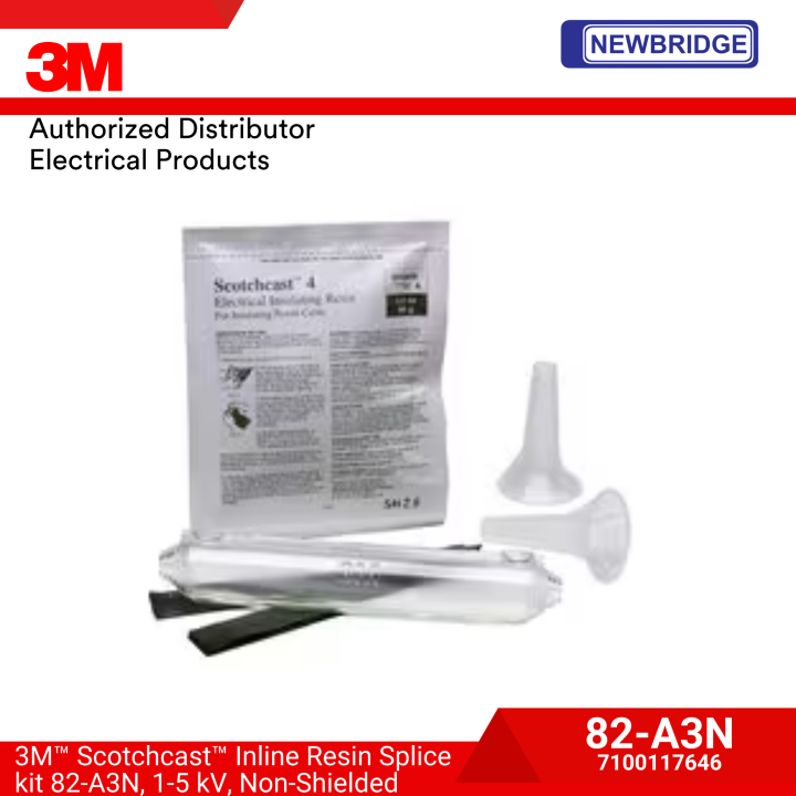 3M™ Scotchcast™ Inline Resin Splice kit 82-A3N, 1-5 kV, Non-Shielded ...
