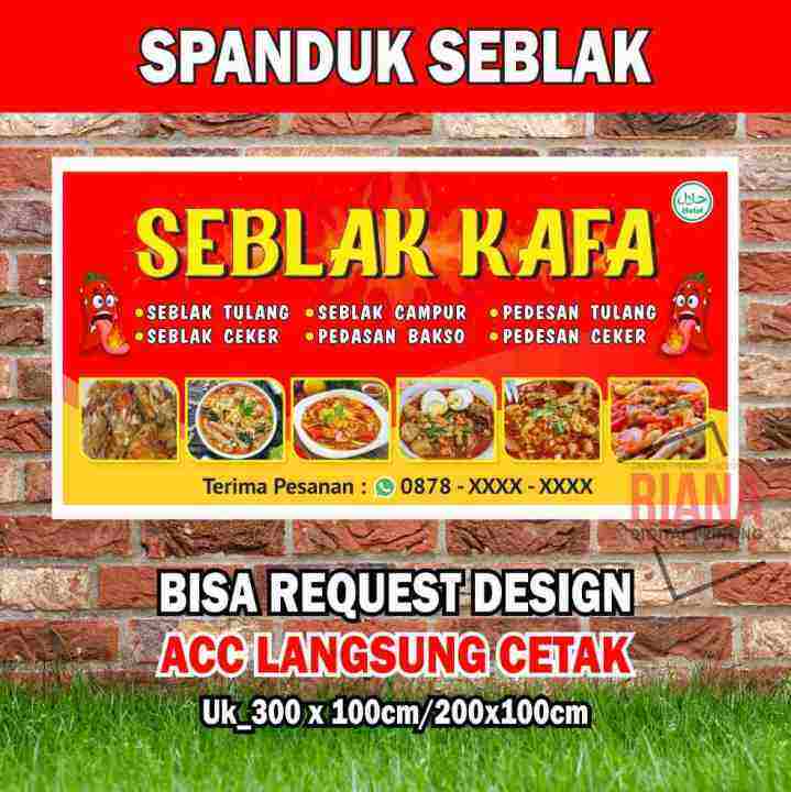 Spanduk Seblak, Banner Seblak, Design Spanduk Seblak, Spanduk Murah ...