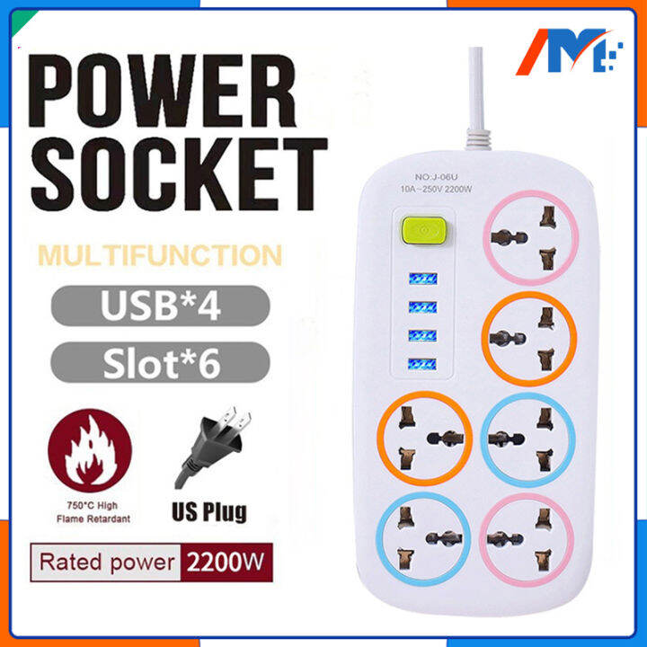 Socket Plug Universal Socket Power Board Power Strip Power Socket with ...