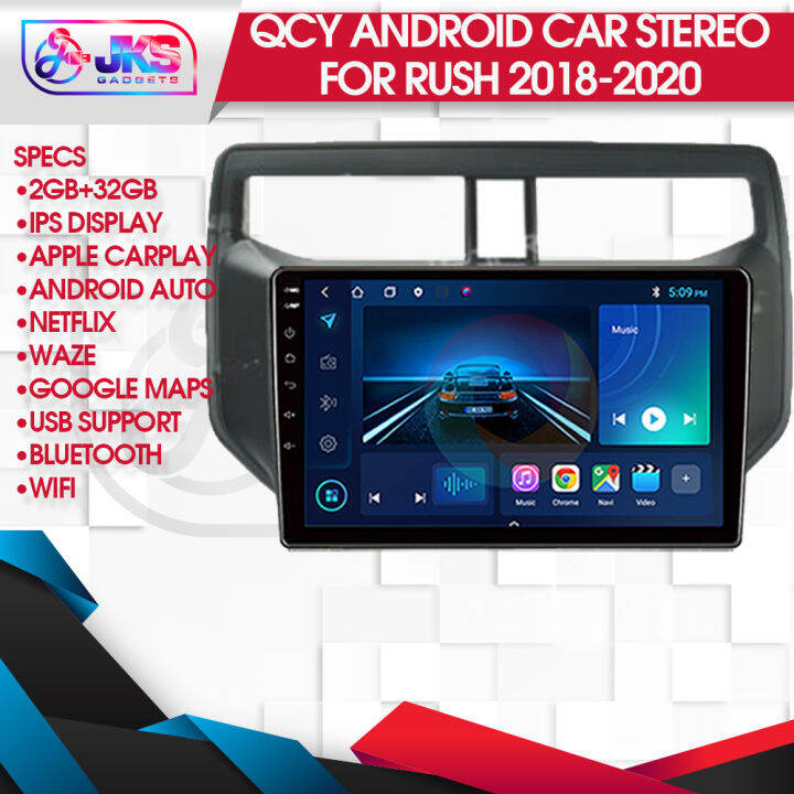 QCY Android Car Stereo With Apple Carplay and Android Auto for Toyota ...
