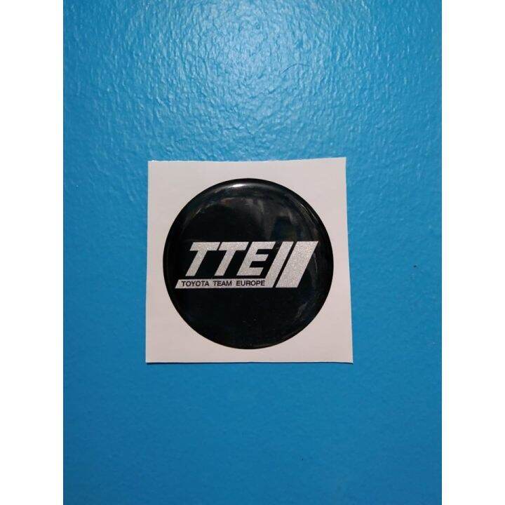 Eurodecals TTE Toyota Team Europe Circle Silicon Sticker☬ | Lazada PH