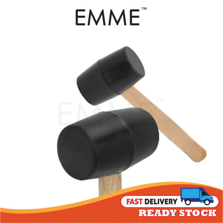 Wood Handle Rubber Mallet Hammer / Hammer Getah | Lazada