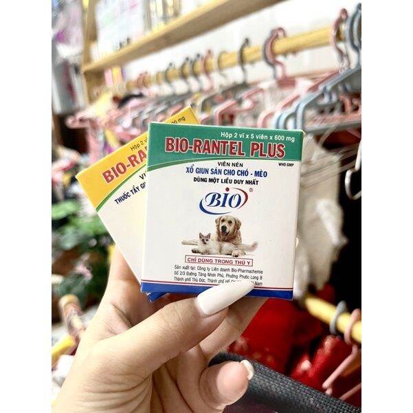 Viên uống tẩy giun cho chó mèo Bio Rantel 1 - 10kg - Pun pun Petshop ...