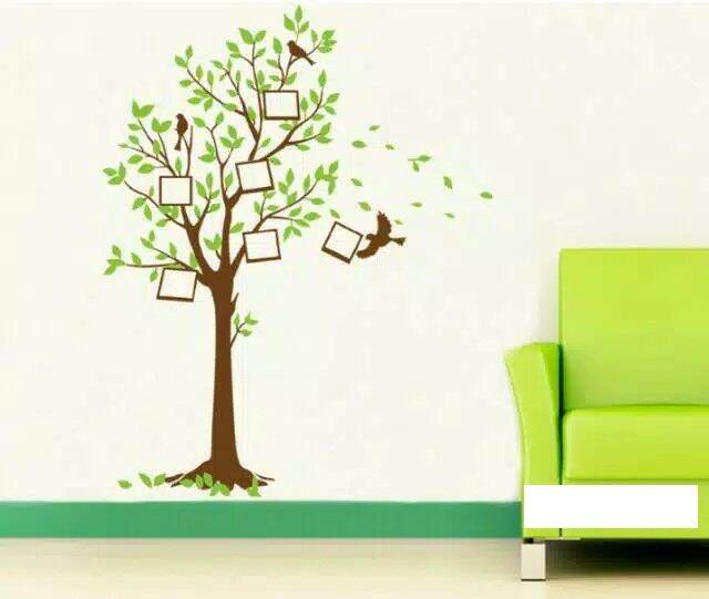 Sticker Dinding Bingkai - Stiker Dinding Pohon Bingkai - WallStiker Tree Frame - Stiker Tembok ...