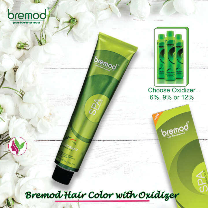 Bremod (NATURAL .0) Hair Color 100ml and Oxidizer 100g, Hair Care, Hair ...