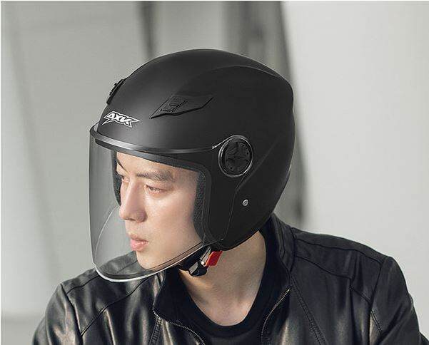 AXK Motorcycle Helmet Black/Large | Lazada PH
