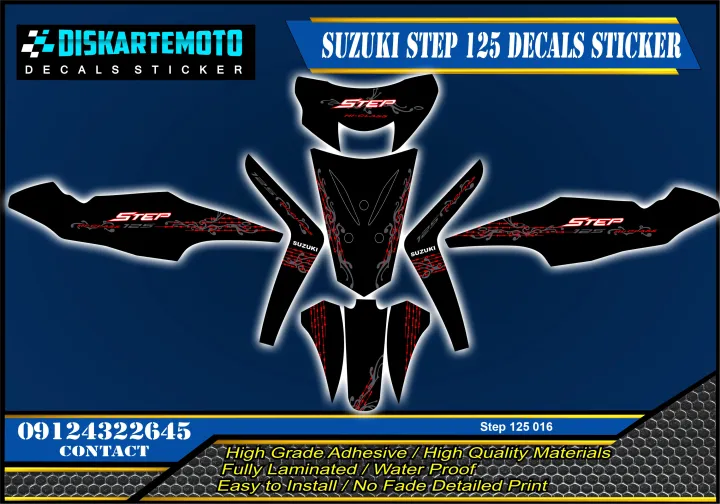 Suzuki Step 125 Decals Sticker | Lazada PH