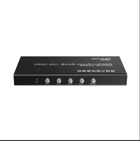 Hdtv multiviewer gaintech 4 port 4x1 quad screen video multi viewer ...