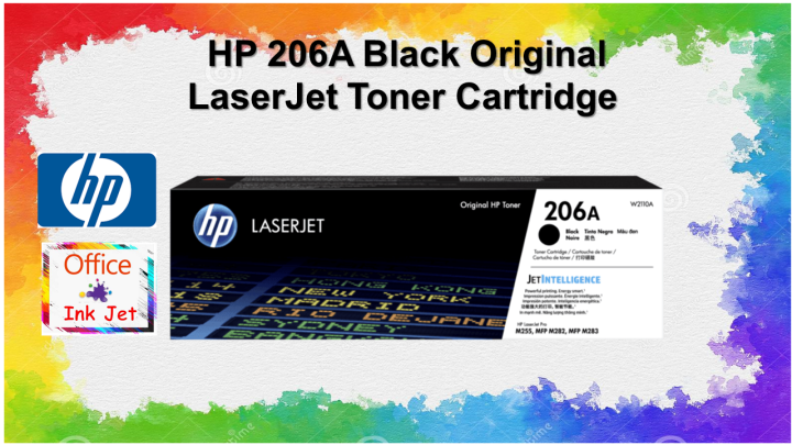 HP 206A BLACK ORIGINAL LASERJET TONER CARTRIDGE (W2110A) | Lazada PH