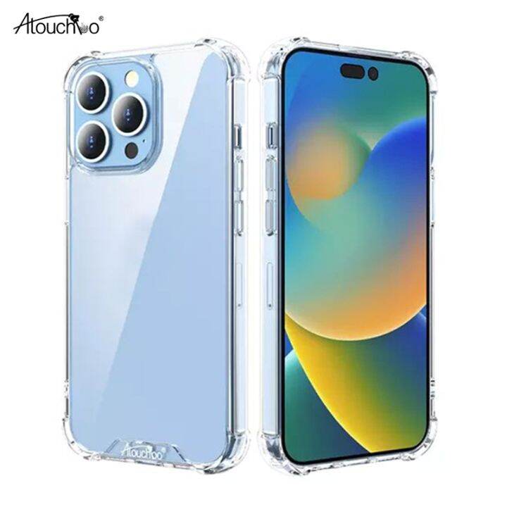 AtouchBo เคสใสกันกระแทก ขอบนิ่ม-หลังแข็ง iPhone 13 Pro Max / 13 Pro / 13 / 13 mini | Lazada.co.th