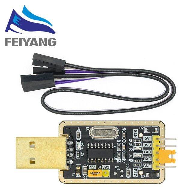 Ch340g Ch340e Usb To Ttl Converter Uart Module Ch340 3 3v 5v Lazada Ph