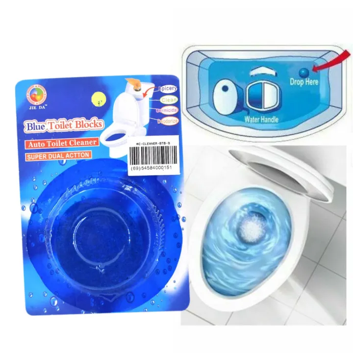 Zon's Cart l Disposable Flush Toilet Cleaner Blue Blocks Auto Helper ...