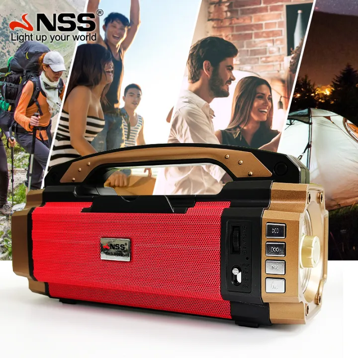 NSS radio bluetooth speaker with am/fm DC 5V&Solar Powere Bluetooth ...