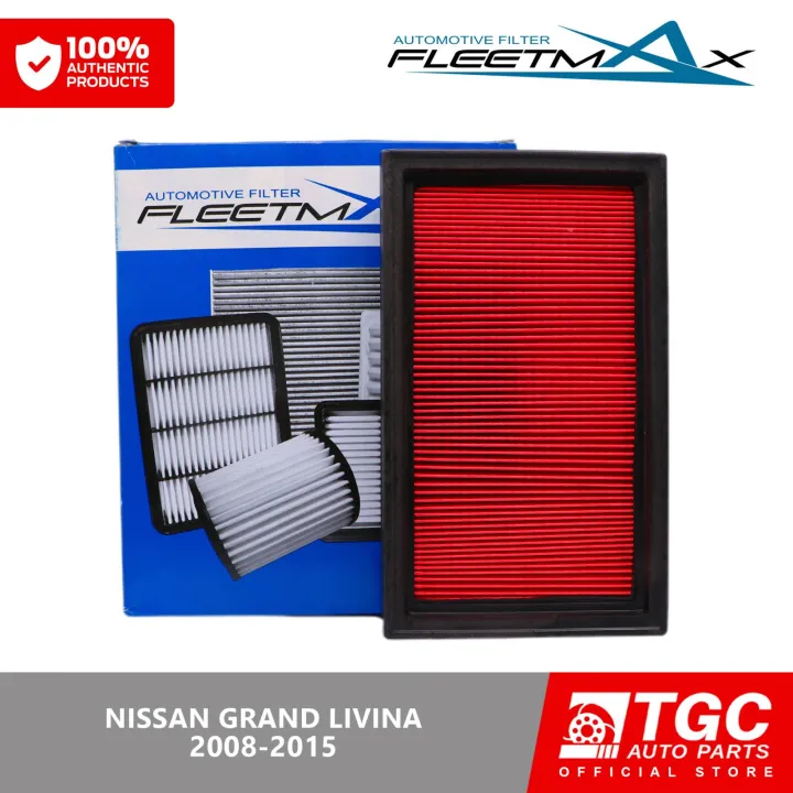 Fleetmax Air Filter / Air Cleaner Nissan Grand Livina Almera 1.5 2008 ...
