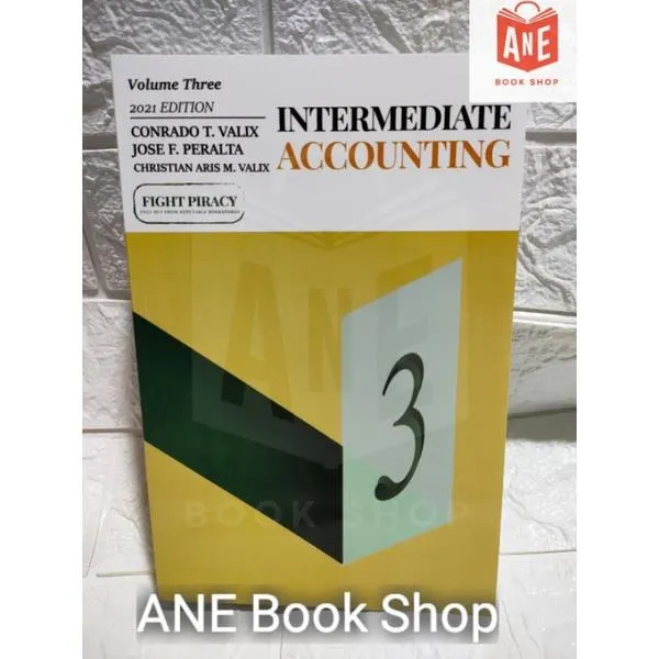AUTHENTIC INTERMEDIATE ACCOUNTING VOLUME 3 2021 edition by Valix ...