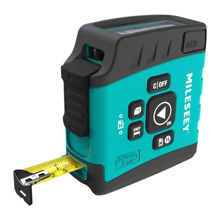 3-In-1 Digital Infrared Distancer 2.0-Inch LCD Displ Measure Tape Power ...