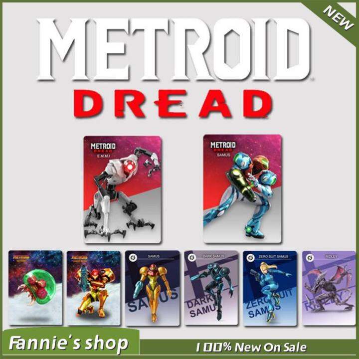 Ready 8PCS Metroid Dread Amiibo Cards Samus & EM.M.I.[Newest Version ...