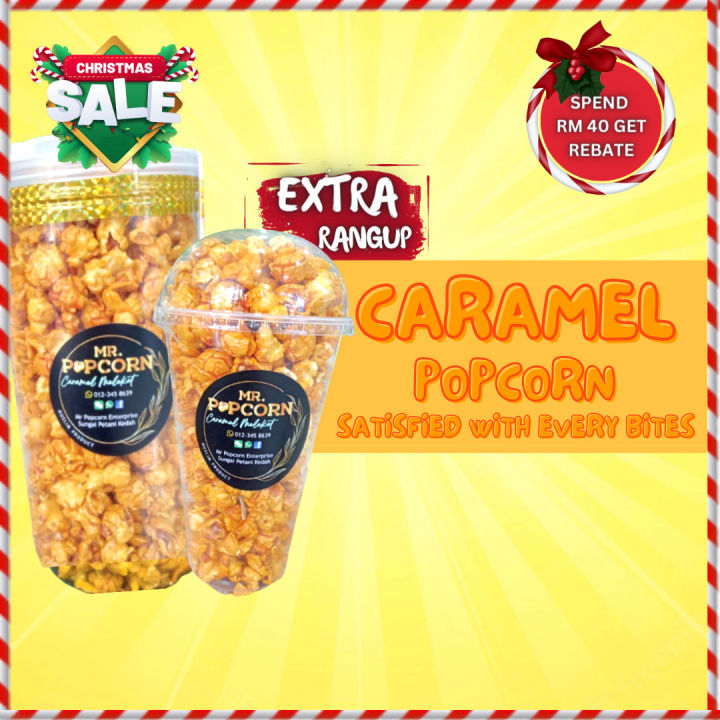 MR POPCORN Instant Snack Salted Caramel Crispy Popcorn Snek Segera ...