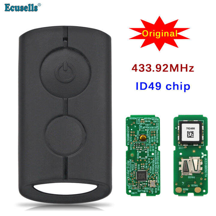 oibwye Original 2 Buttons Motorcycle Remote Control Key Fob 433.92mhz ...