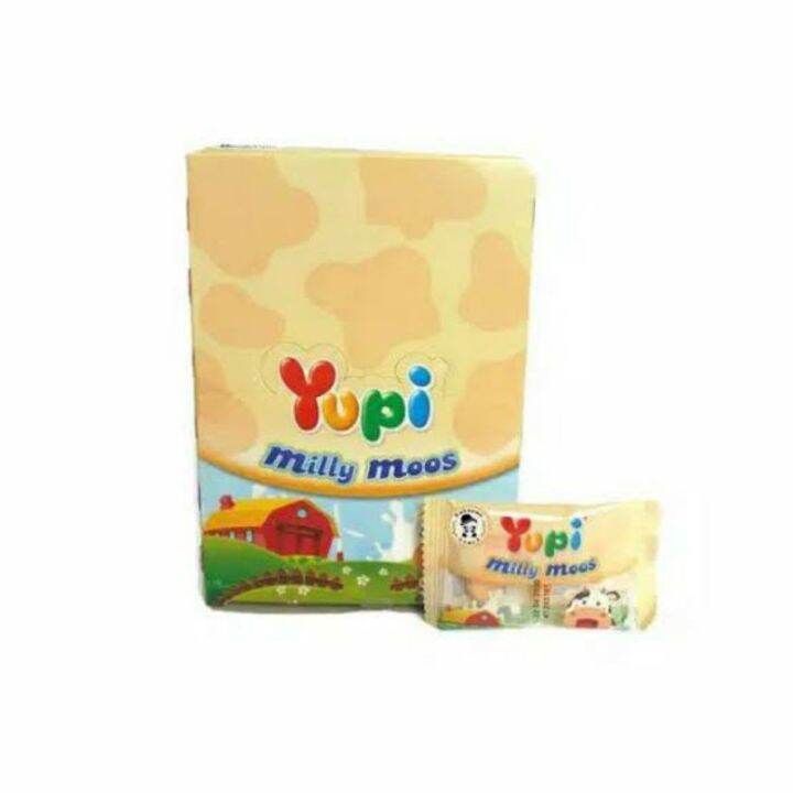 Yupi Milly Moos box isi 24 pcs | Lazada Indonesia