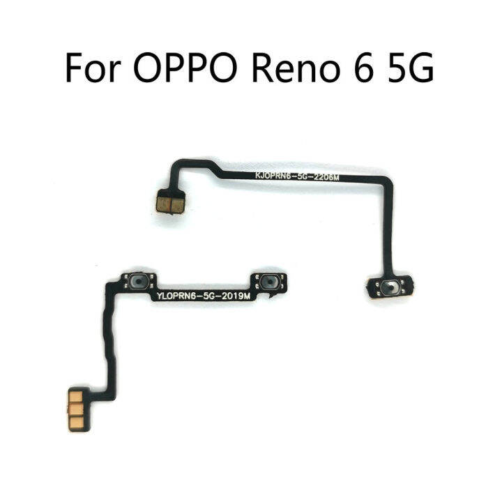 Power ON OFF Button Switch Control Key Volume Button Flex Cable Replacement Parts For OPPO Reno ...