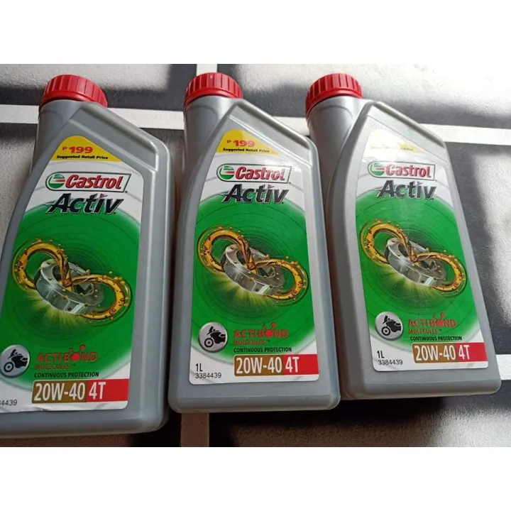 CASTROL ACTIV 4T 20W-40 | Lazada PH