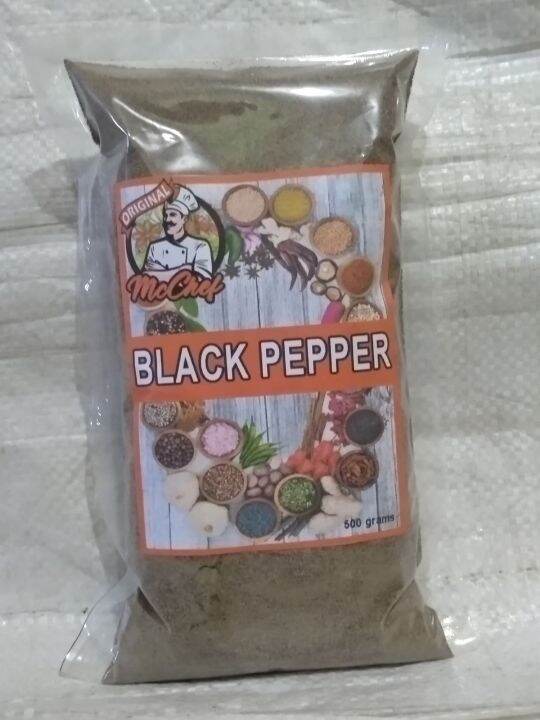 McChef Black Pepper Ground ( Paminta Powder) 500g | Lazada PH