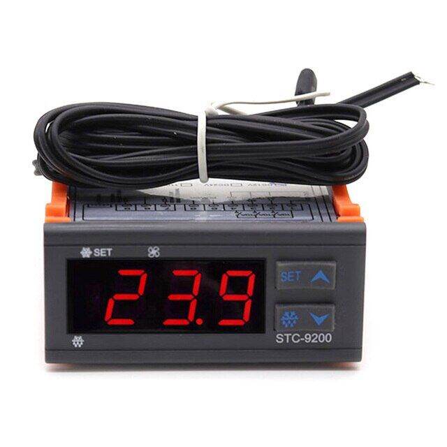 220V 24V 12V Alarm Fan Defrost Refrigeration With Thermoregulator Thermostat Regulator ...
